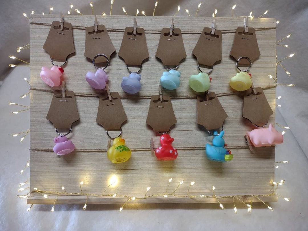 Mini Rubber Duck Keychains - Etsy