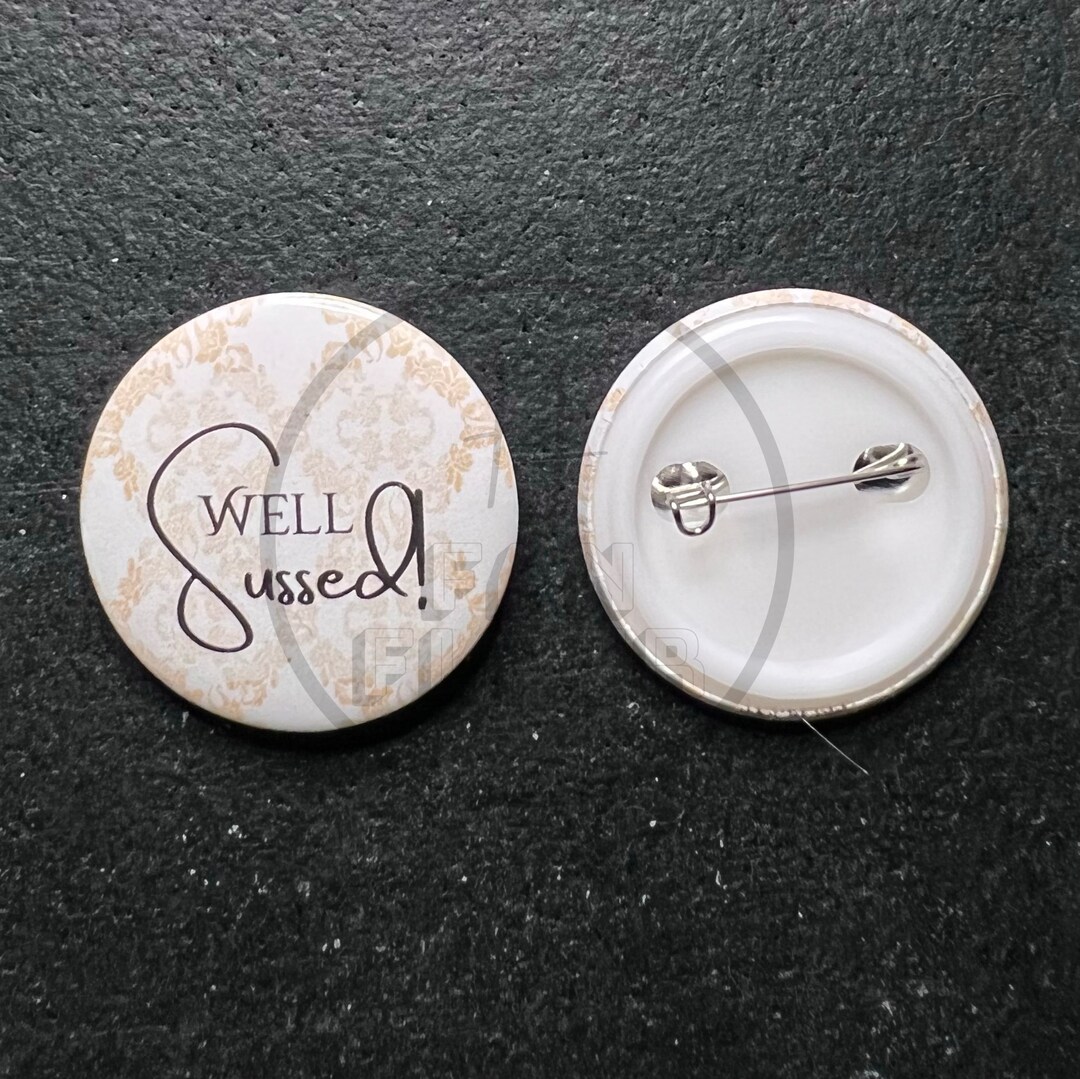 OFMD Well Sussed 37mm/1.5 Pinback Button Badge - Etsy