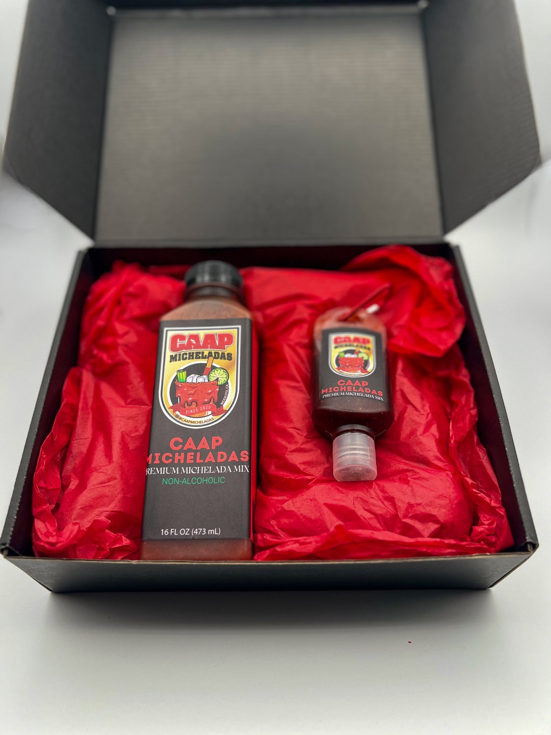 Premium Michelada Kit: 16 Oz Ready-to-mix Bottle & Chamoy Keychain in ...