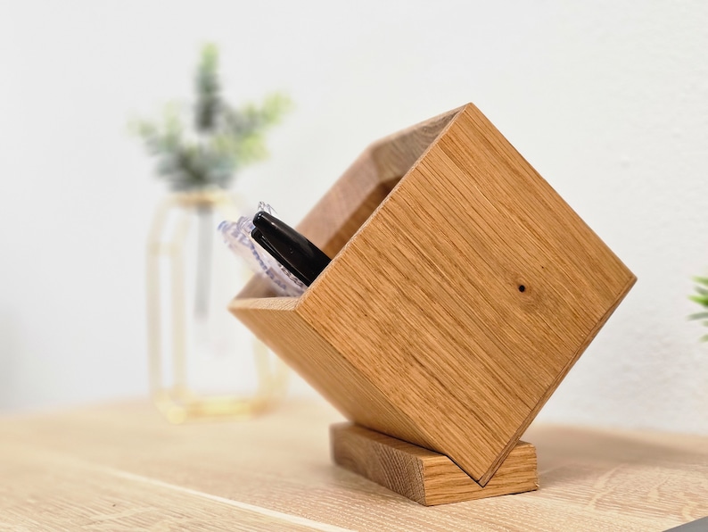 XL Desktop Pen Holder With Removable Base - Etsy