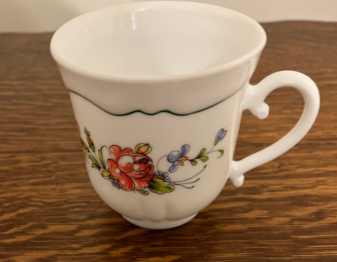 Vintage Arcopal Tea Cup With Floral Design - Etsy