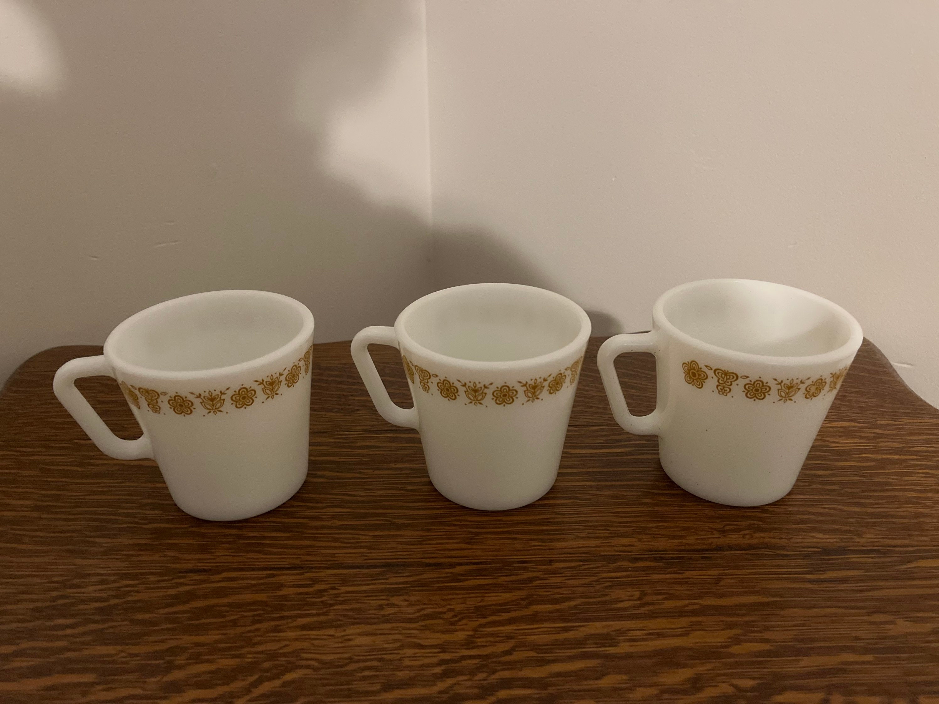 Vintage Pyrex Mug With Butterfly Ribbon - Etsy