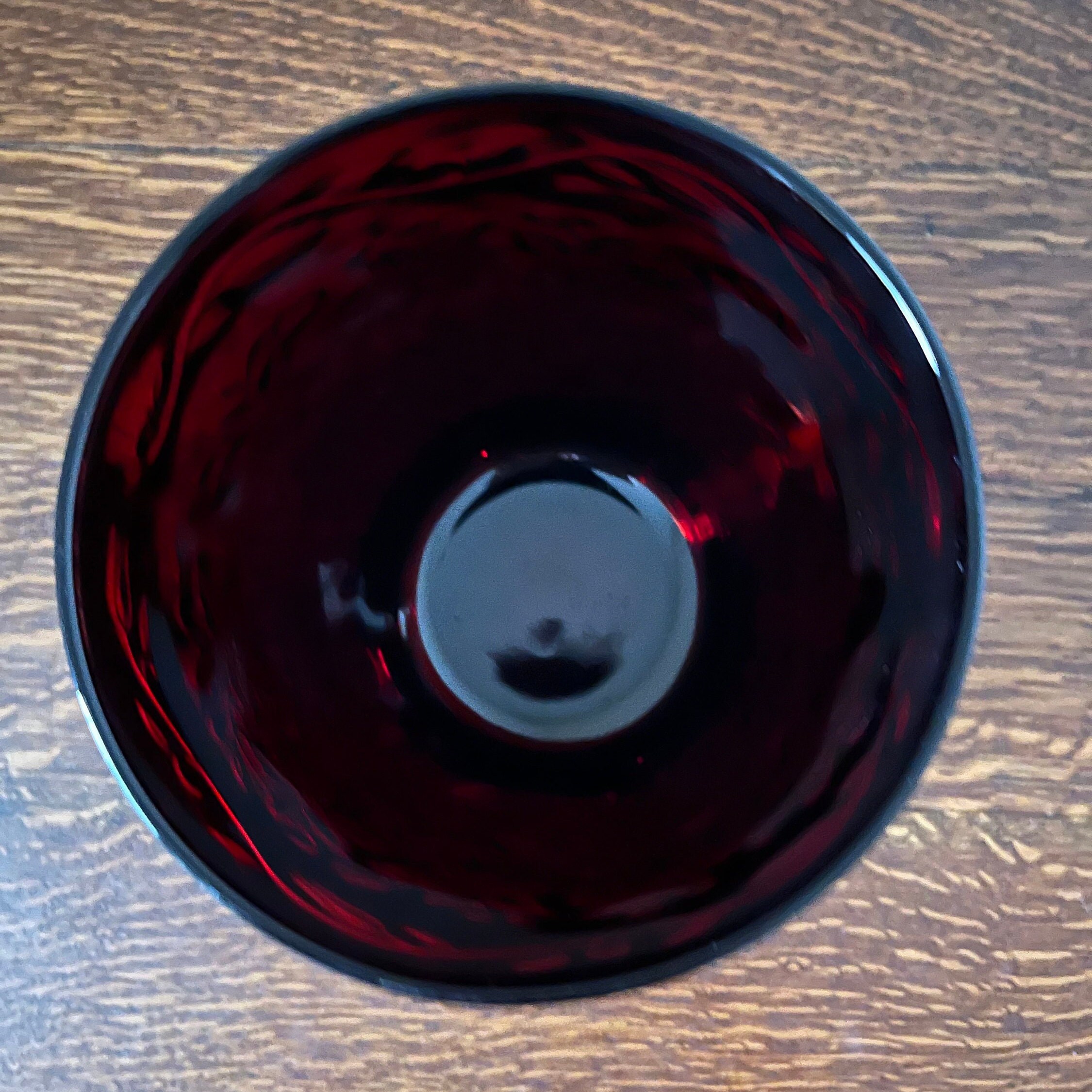 Princess House Large Ruby Red Fontasia Pillar Votive Candle - Etsy