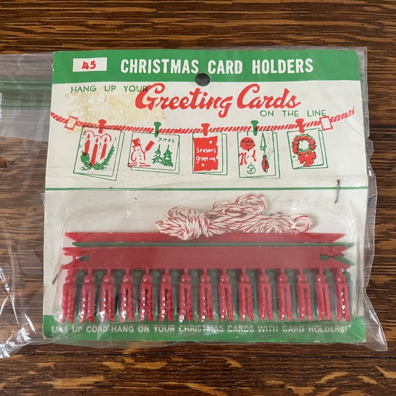 Christmas Card Holder - Etsy