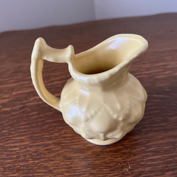 Small Yellow Pitcher - Etsy