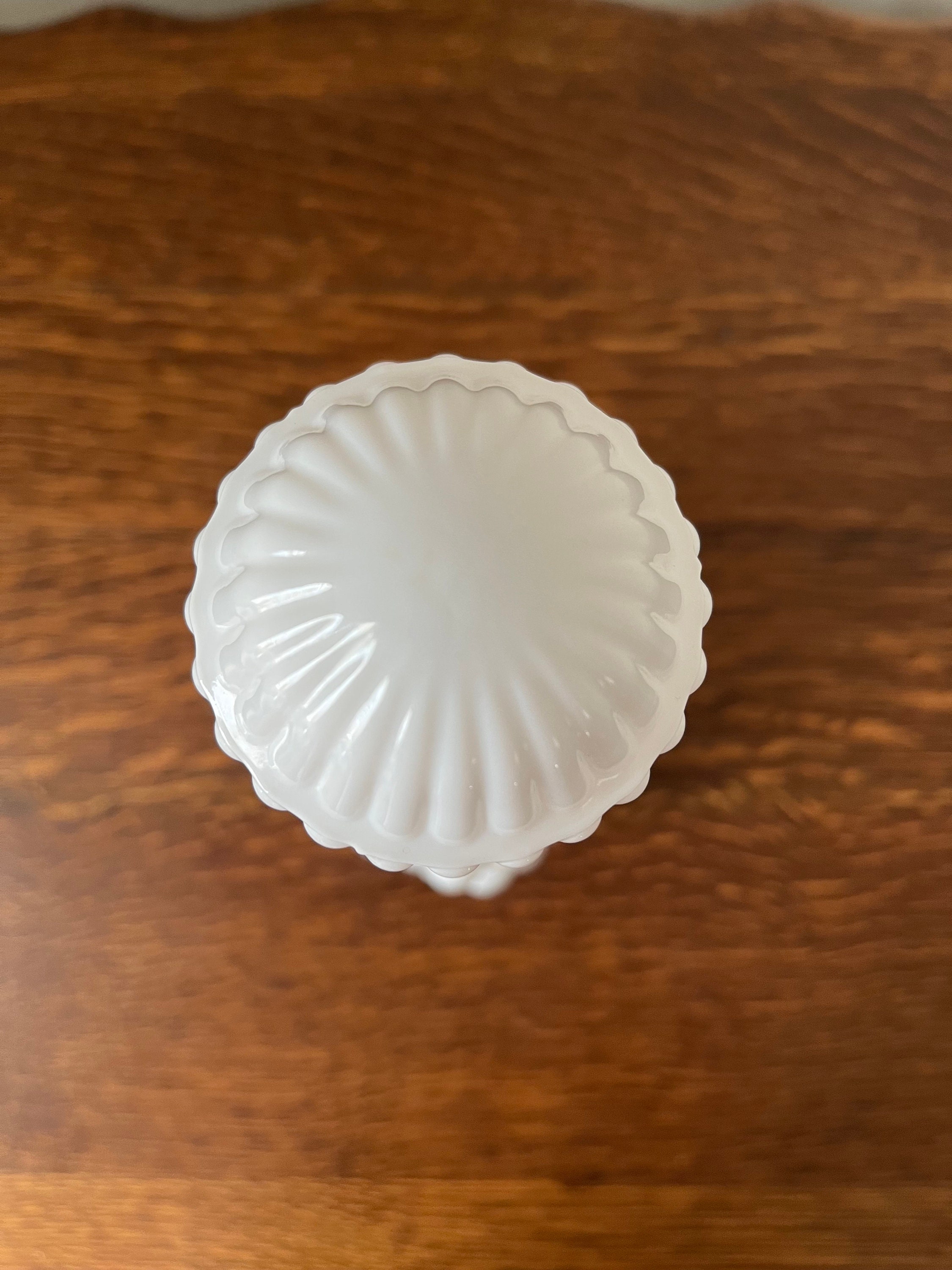 Vintage Imperial Glass Milk Glass Decanter White Decanter With Grape ...