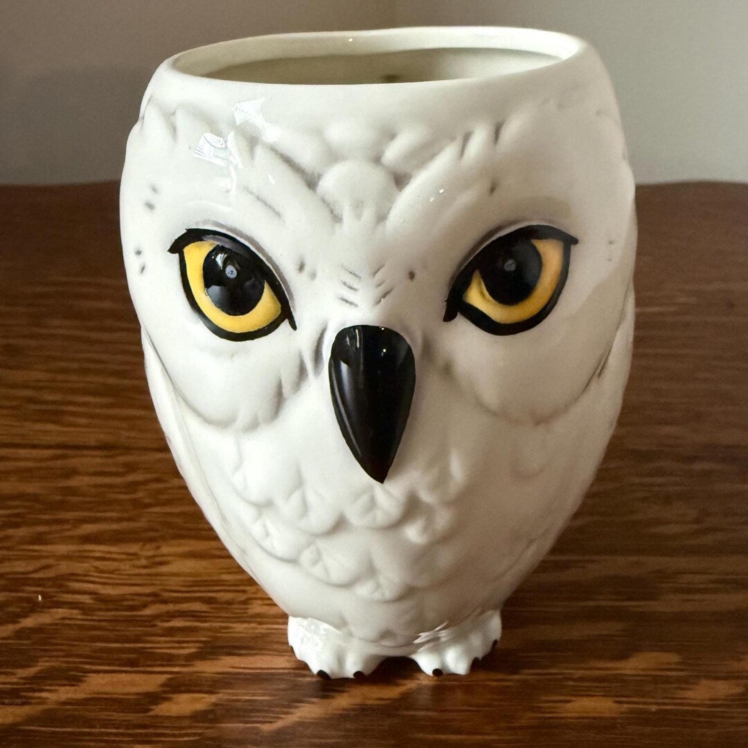 Harry Potter Hedwig Owl Mug White Ceramic Owl Coffee Cup - Etsy