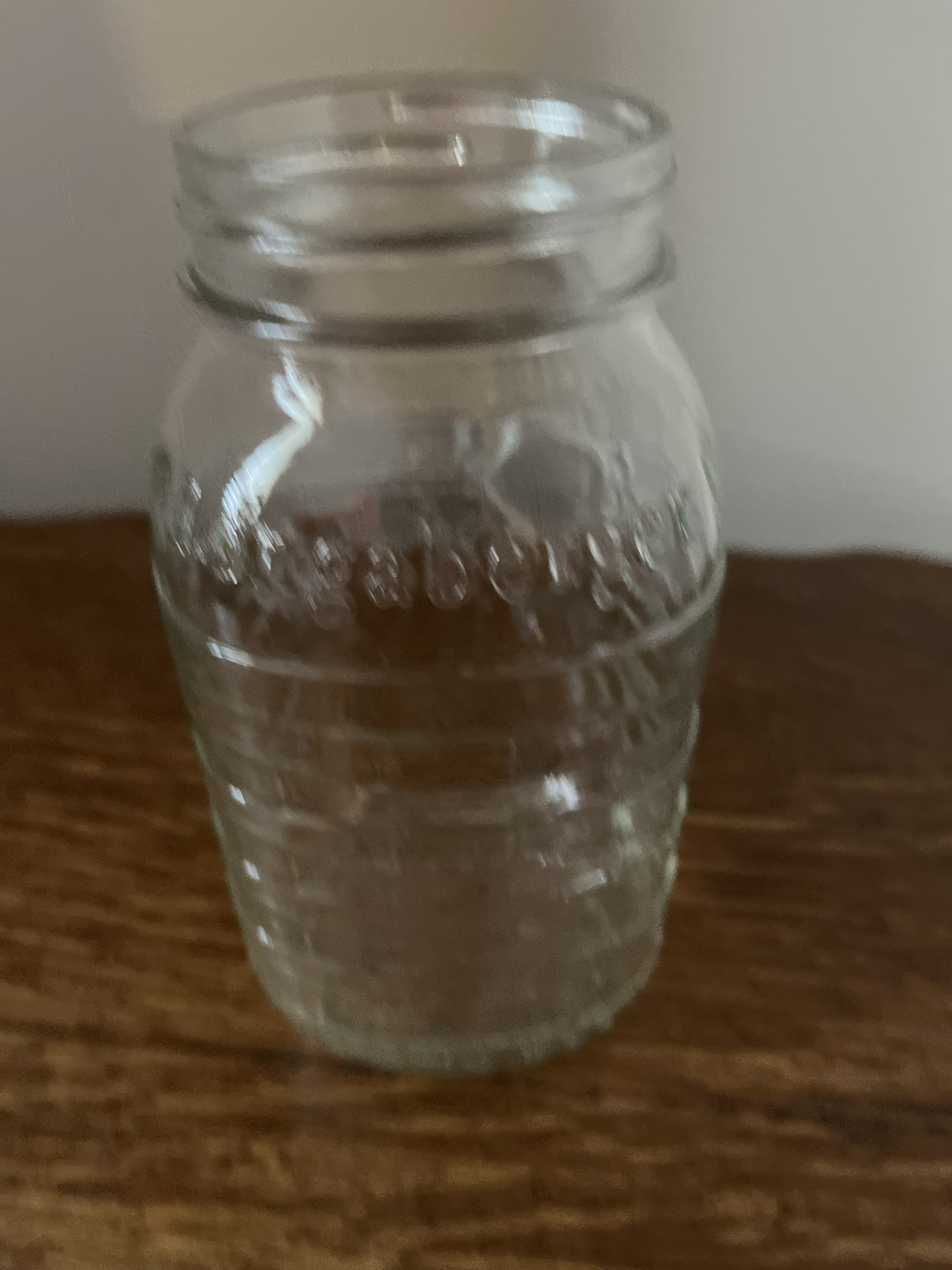 Vintage Longaberger Blue Ribbon Quart Canning Jar - Clear Glass - Etsy