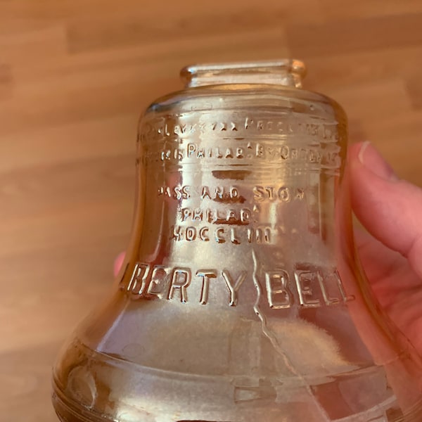 Glass Liberty Bell Bank - Etsy