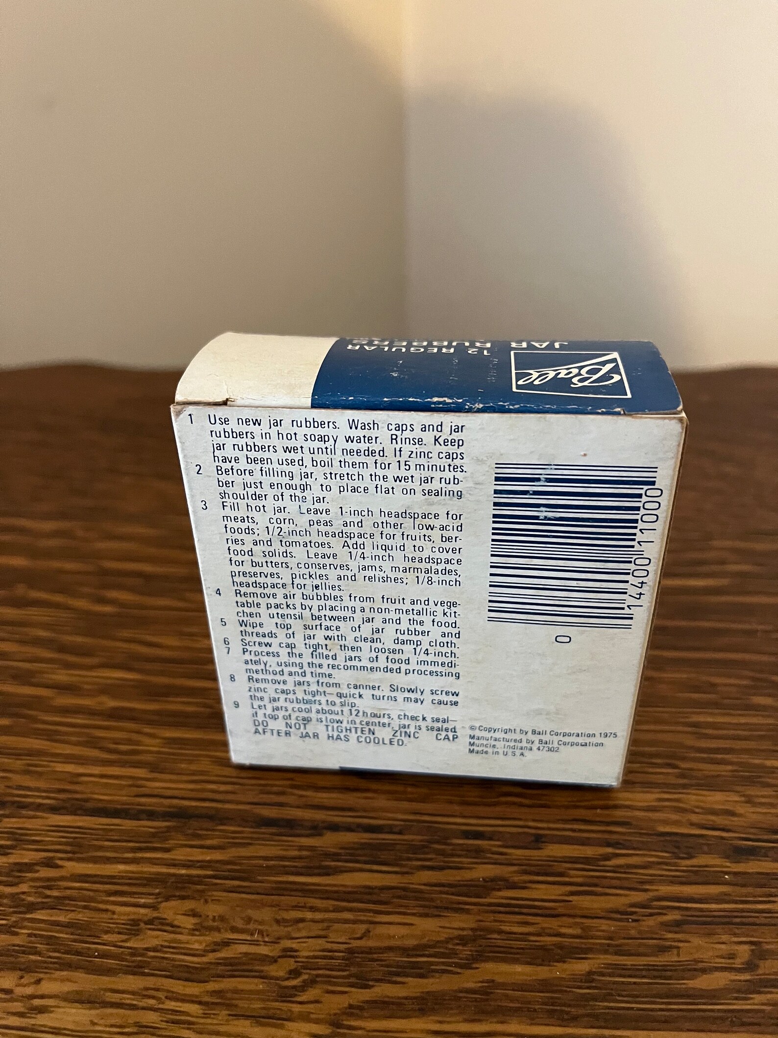 Vintage Ball Split Tab Regular Size Jar Rubbers – 1975, (sold by the ...