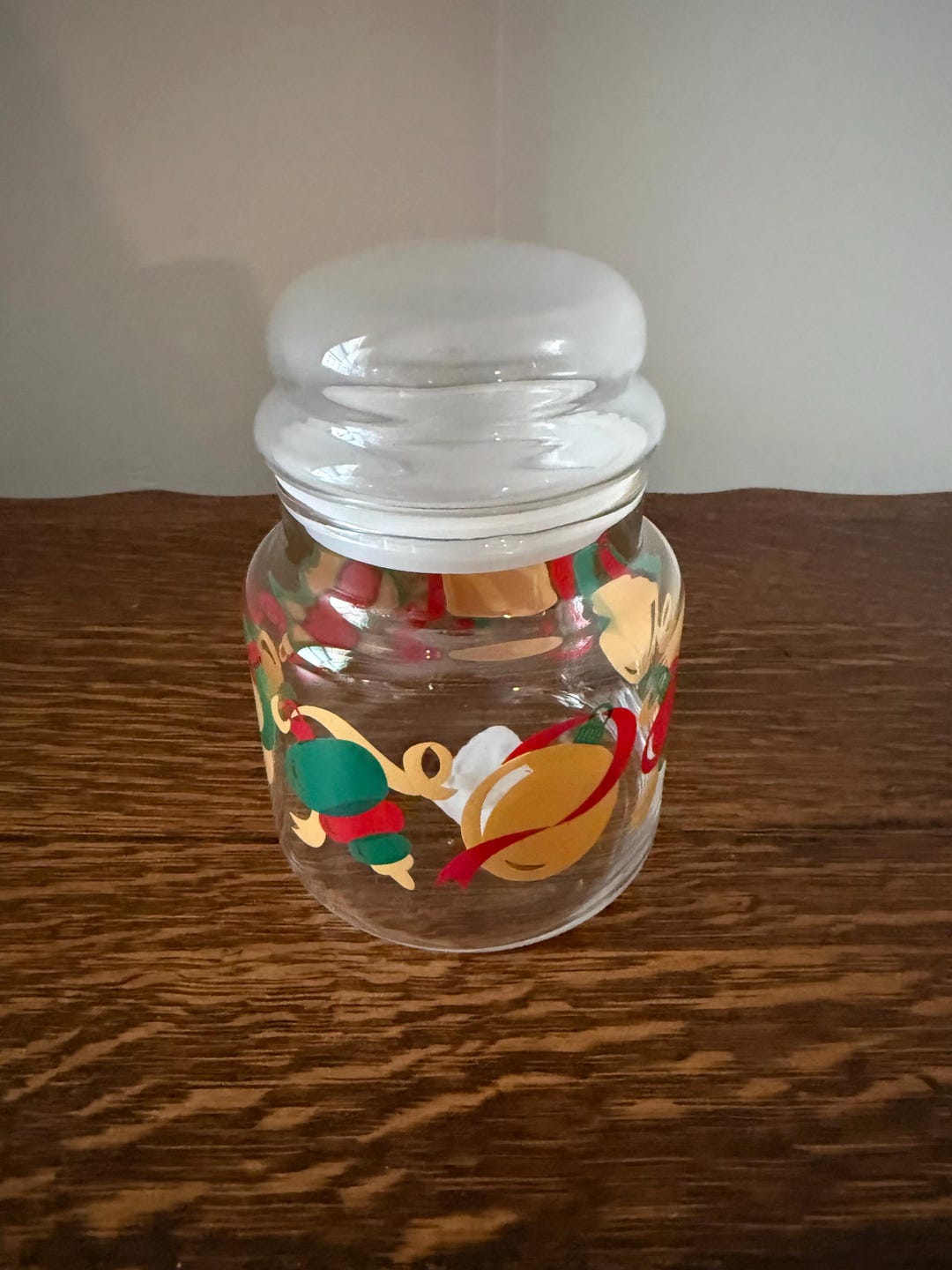 Vintage Libbey 6" Christmas Bells Glass Candy Jar With Lid – Holiday ...