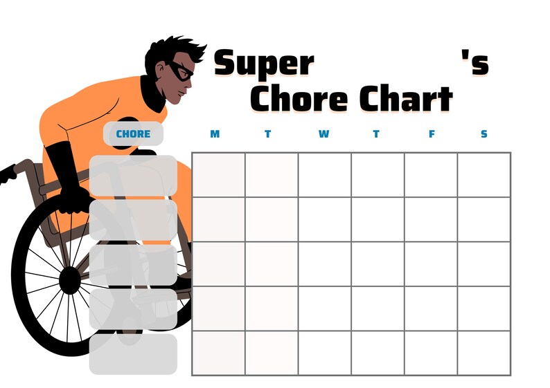 Weekly Chore Chart Printable ~ Weekly Chore Chart ~ Printable Chore ...