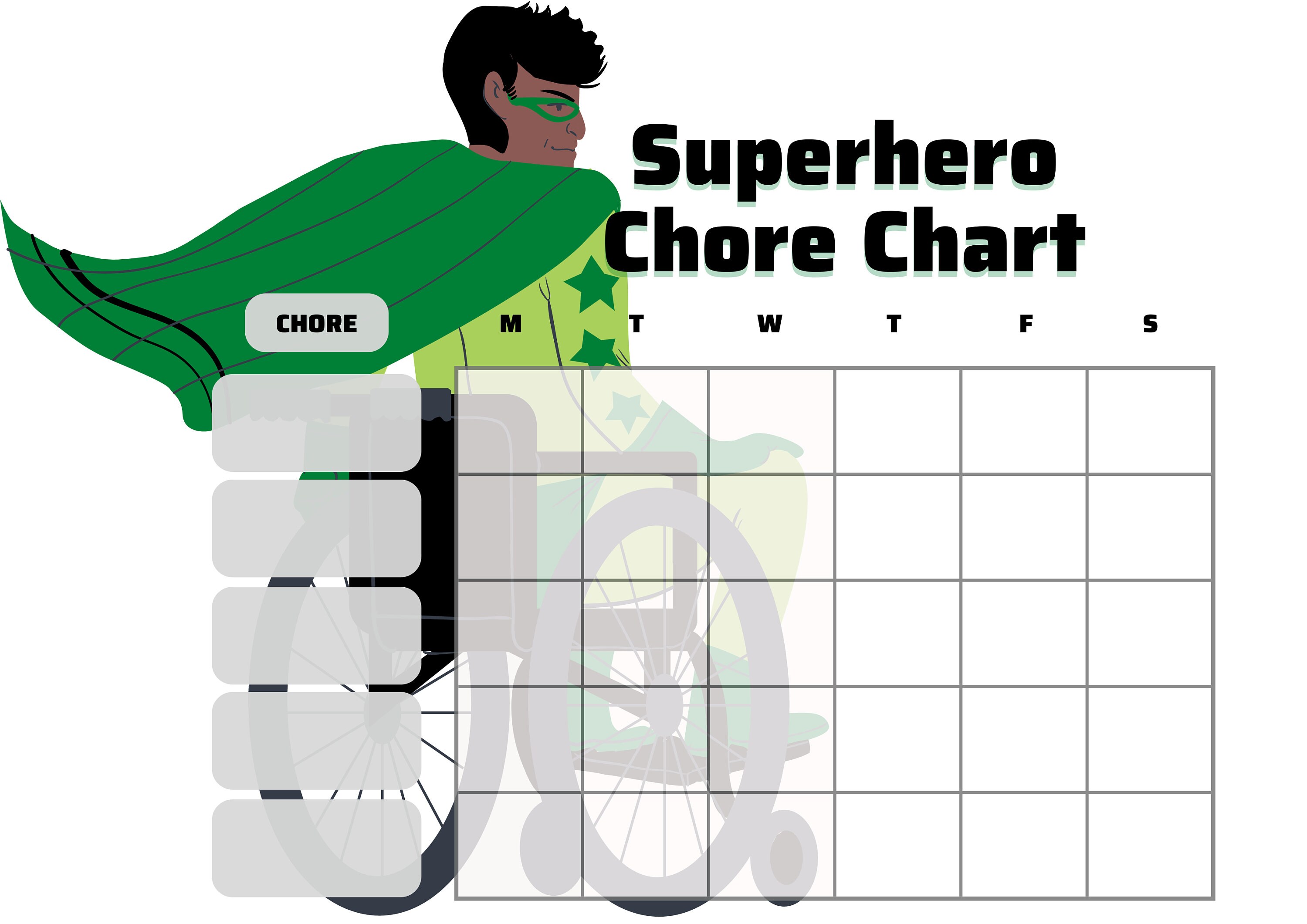 Weekly Chore Chart Printable ~ Weekly Chore Chart ~ Printable Chore ...