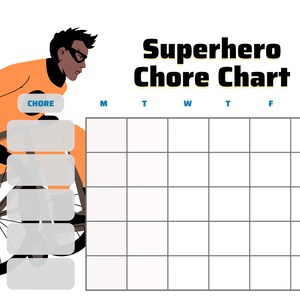 Weekly Chore Chart Printable ~ Weekly Chore Chart ~ Printable Chore ...