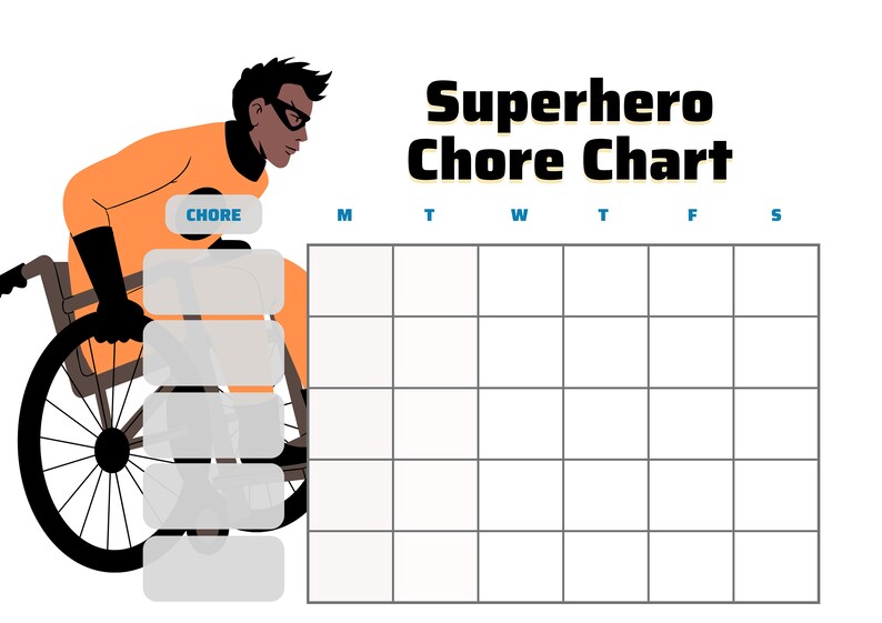 Weekly Chore Chart Printable ~ Weekly Chore Chart ~ Printable Chore ...