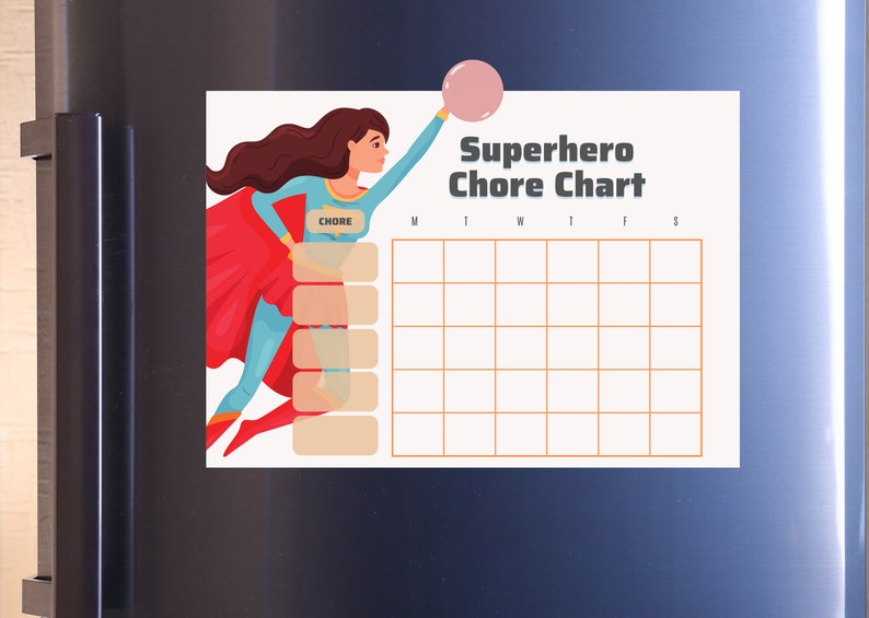 Weekly Chore Chart Printable ~ Weekly Chore Chart ~ Printable Chore ...