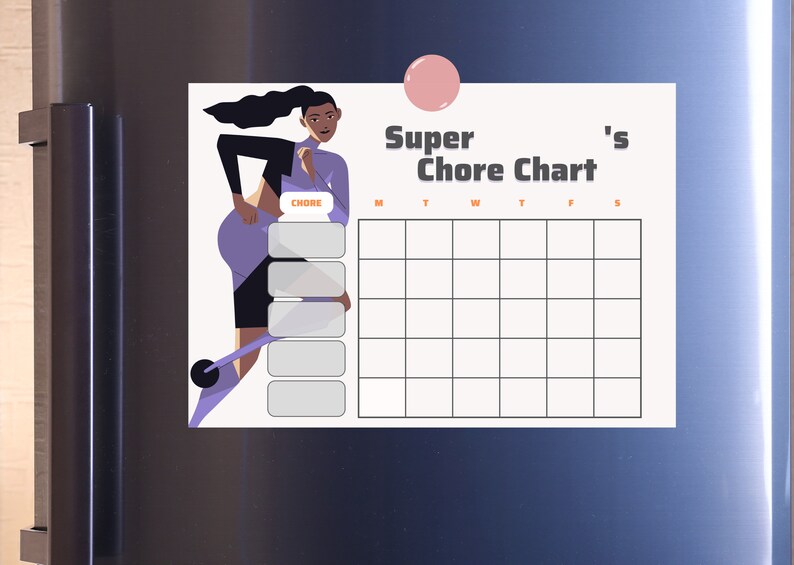 Weekly Chore Chart Printable ~ Weekly Chore Chart ~ Printable Chore ...