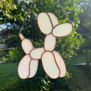 Balloon Animal Stained Glass Sun Catcher - Etsy