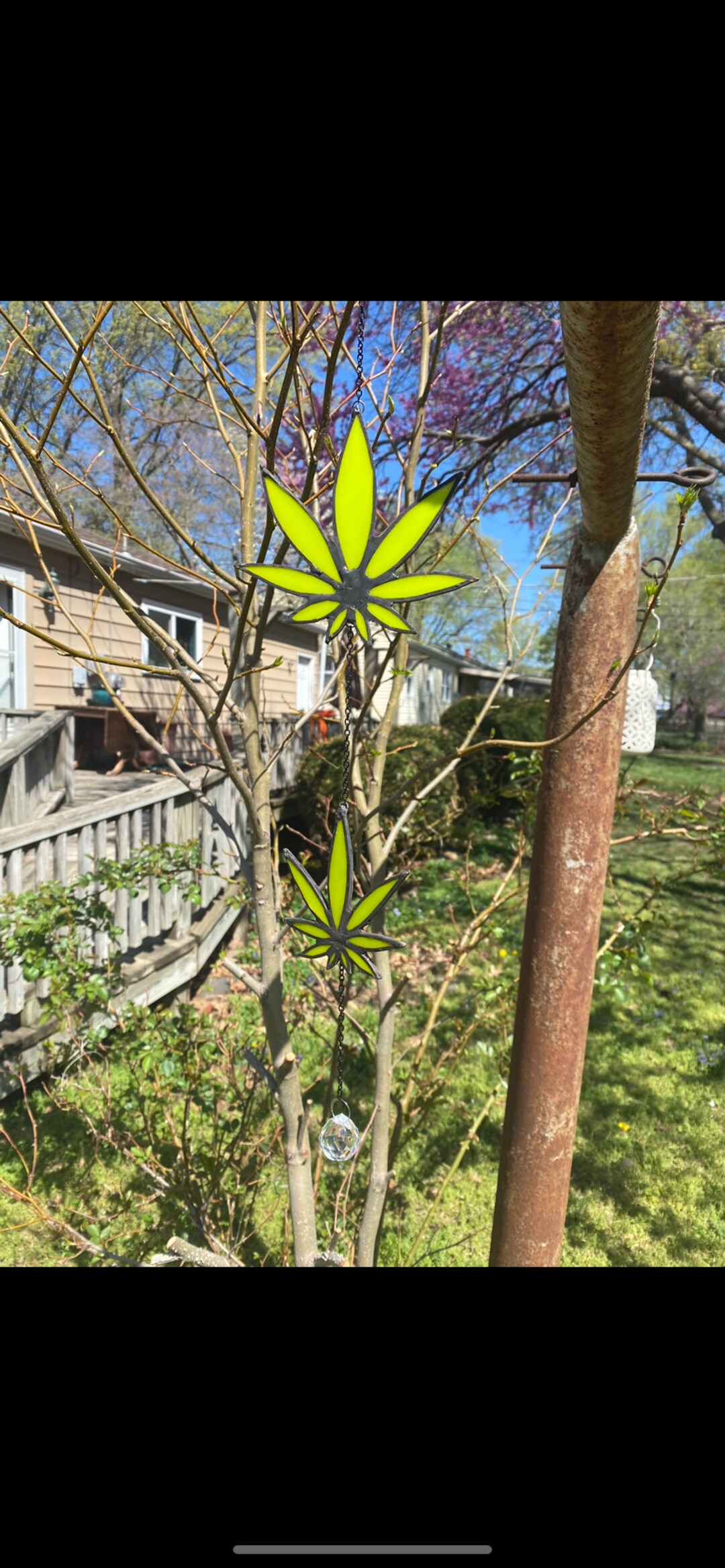 Weed Leaf Sun Catcher - Etsy