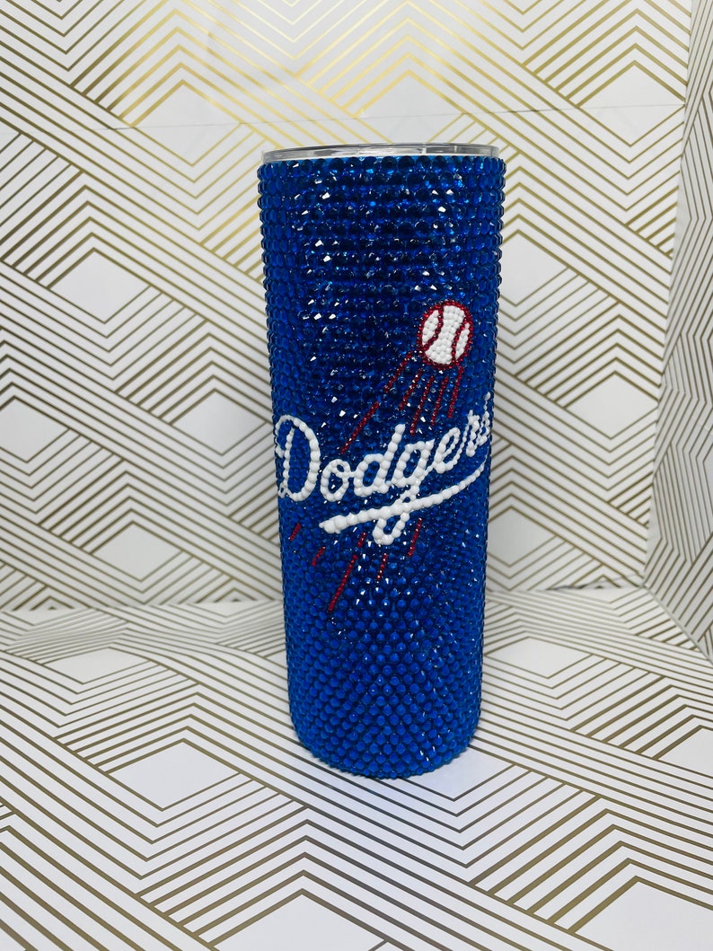 Los Angeles Dodgers Custom Blue Rhinestone Tumbler. LA Dodgers Tumbler ...