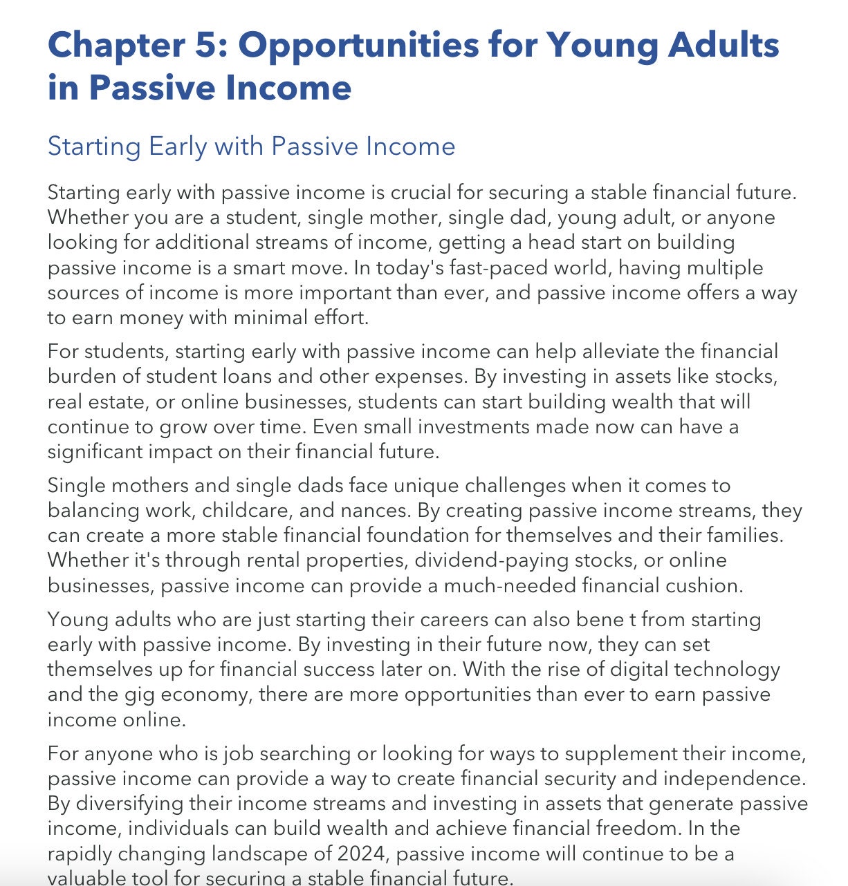 The Future of Passive Income Course, Guide, Passive Income Ebook for ...