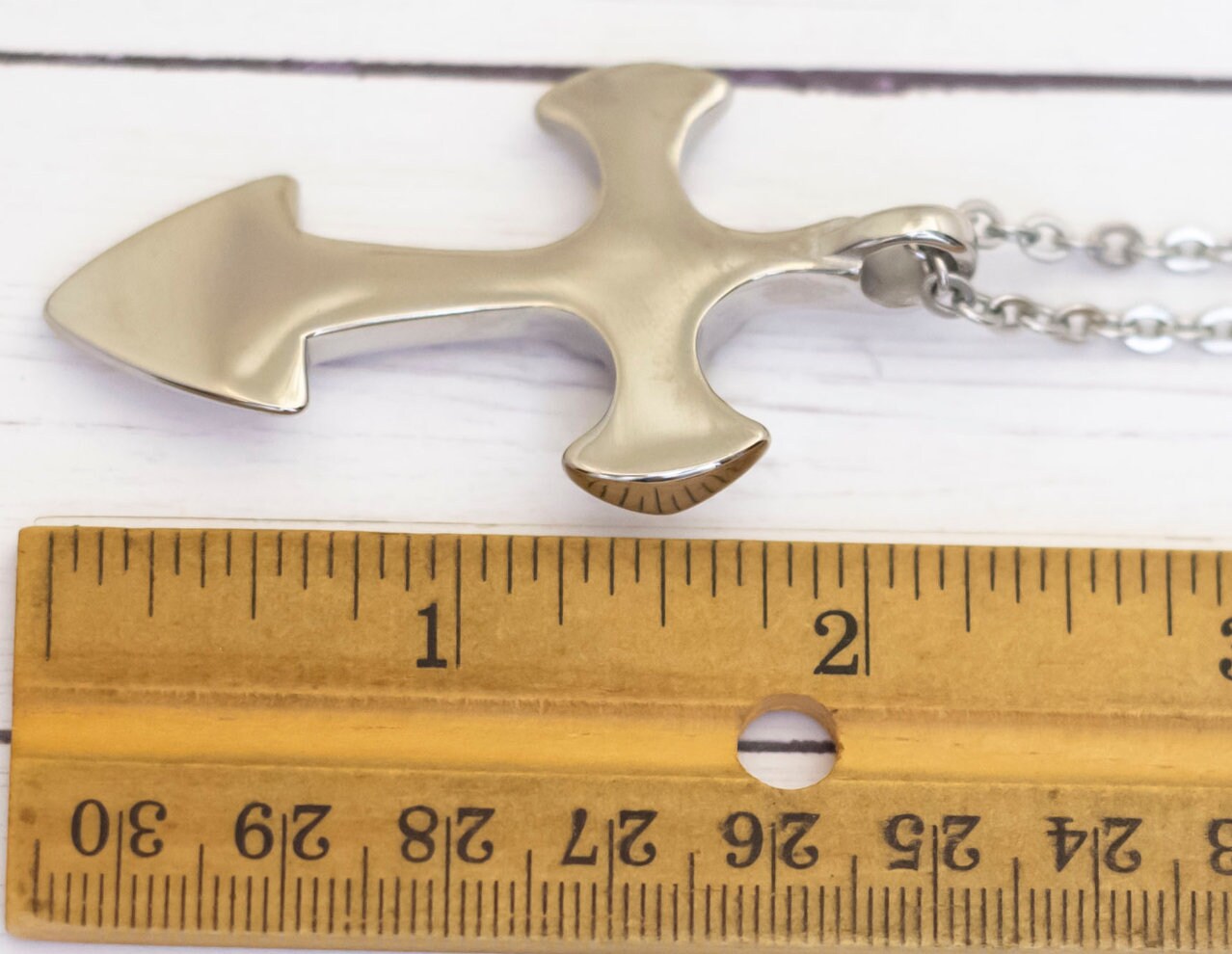 22 Inch Vintage Sharp Cross Celtic Silver Tone Necklace S30 - Etsy