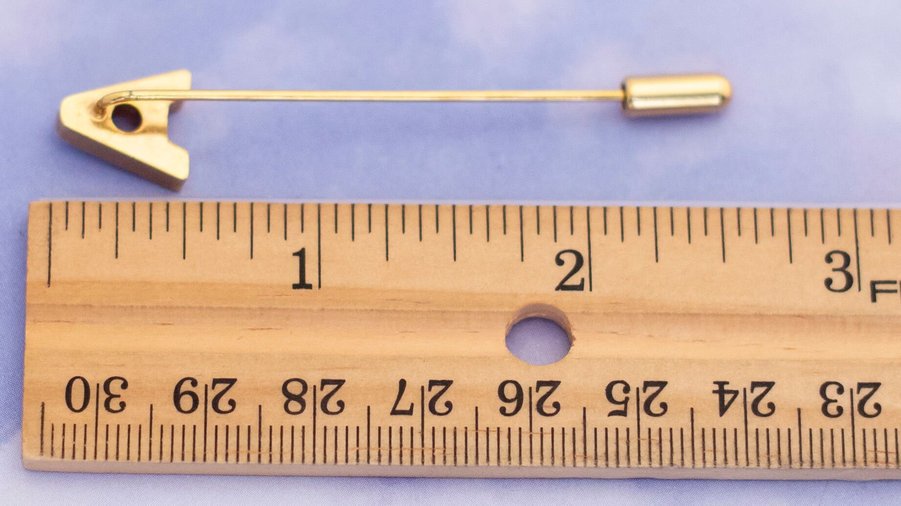 Vintage Minimalist Gold Tone "a" Letter Stick Pin - S19 - Etsy