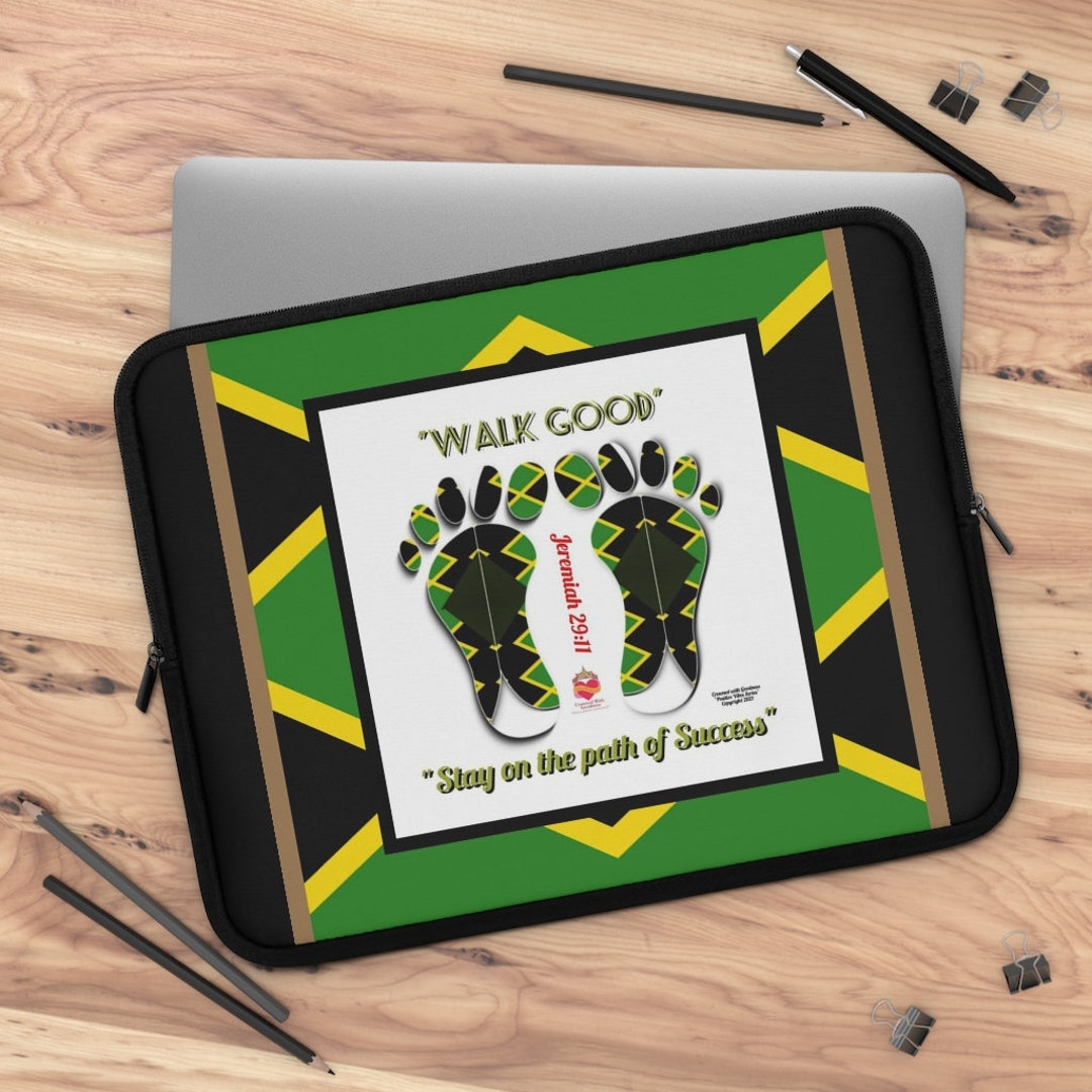 Walk Good Stay on the Path of Success - 17' Jamaican Themed Laptop ...