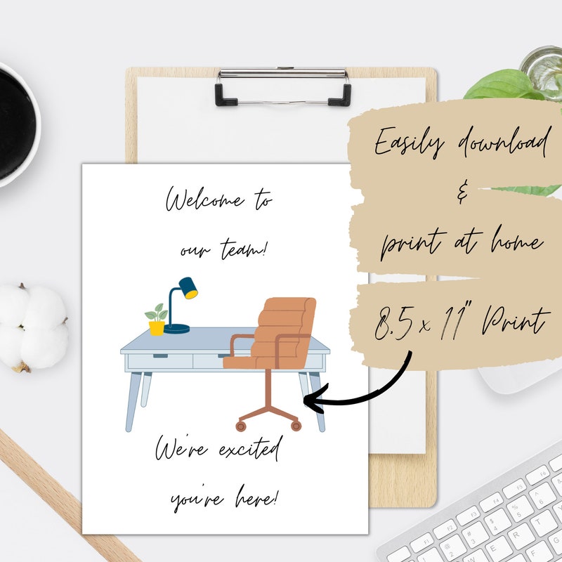 Welcome New Employee Sign - Etsy