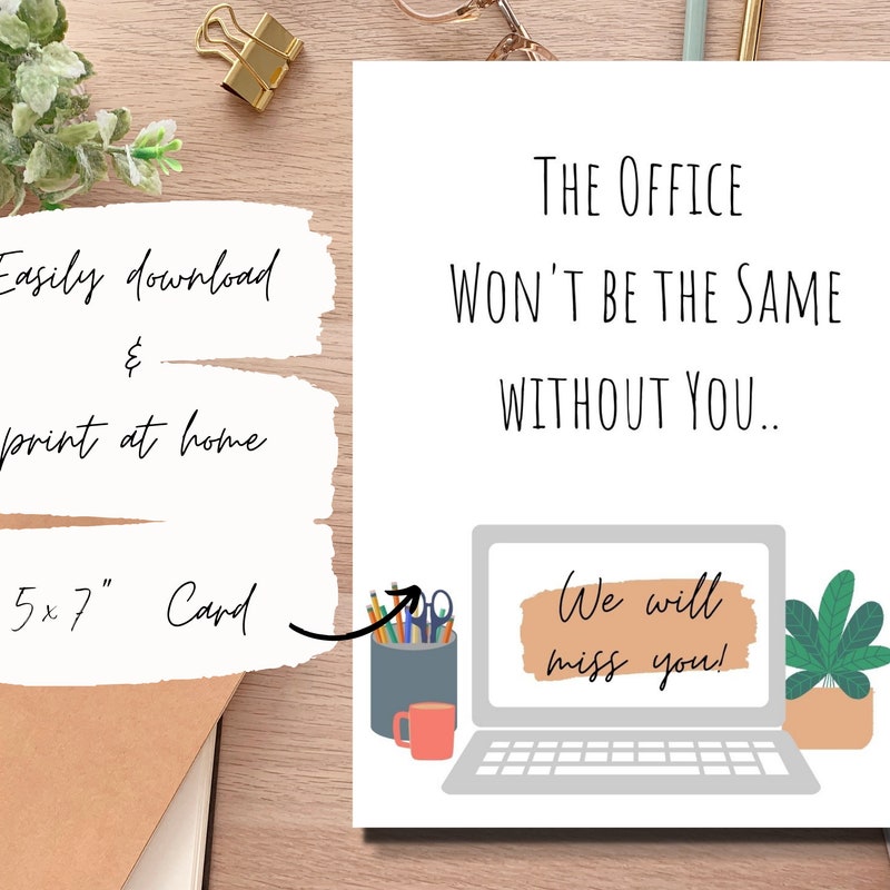 Coworker Leaving Note - Etsy