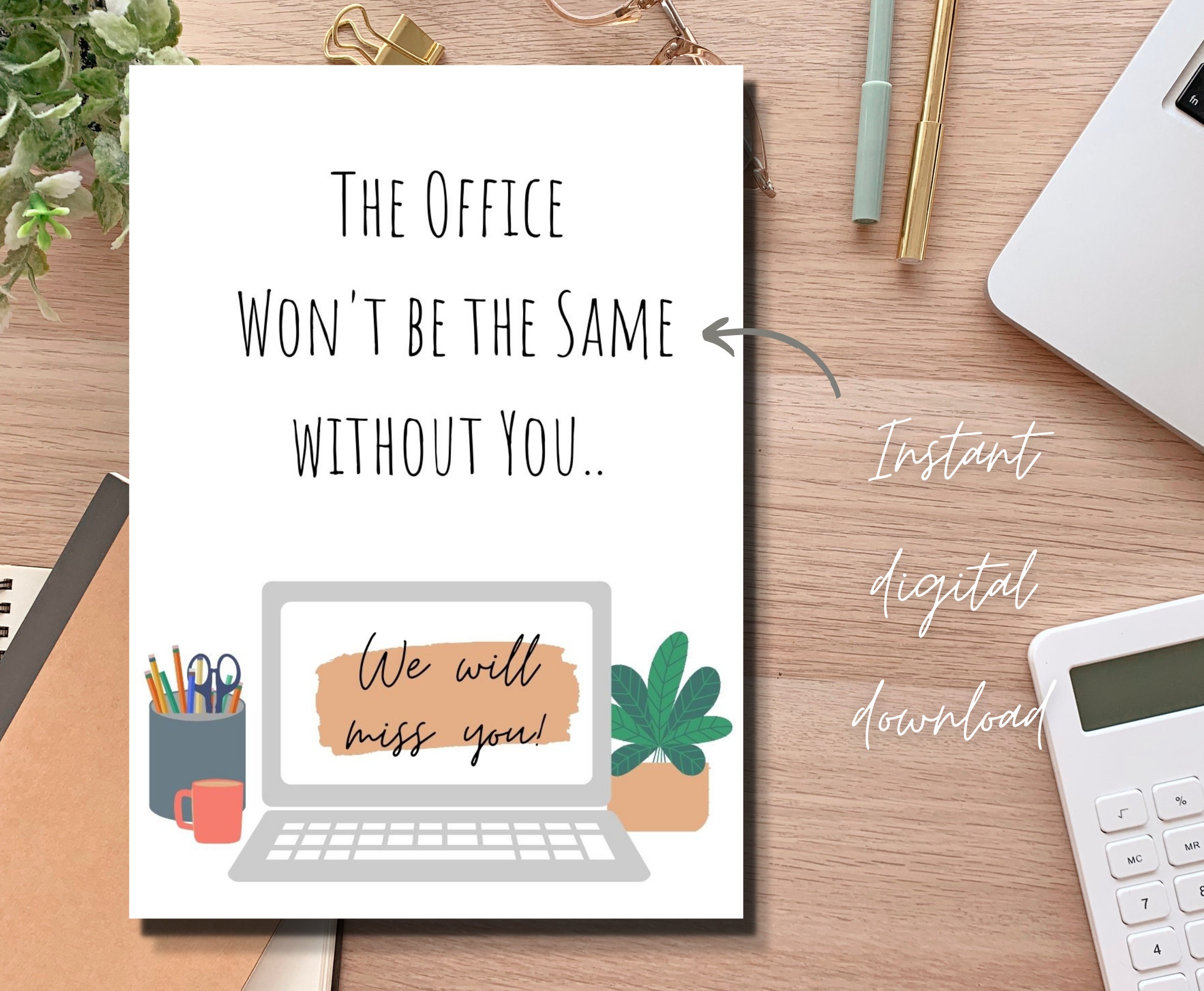 We Will Miss You Cards For Coworker