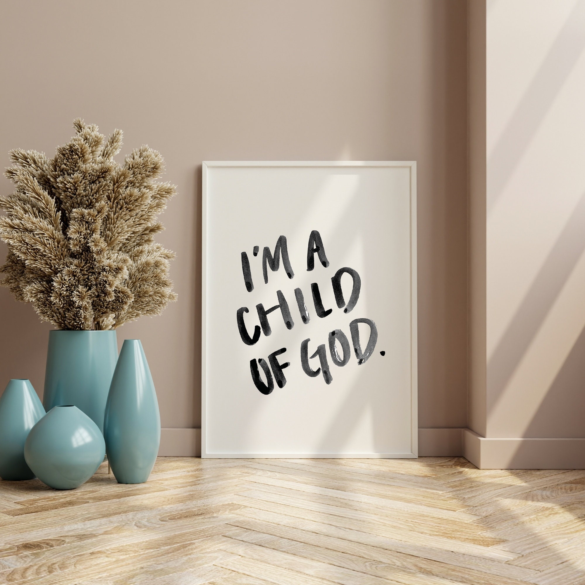 Child of God - DIGITAL Download, PRINTABLE Wall Art, Christian Wall ...