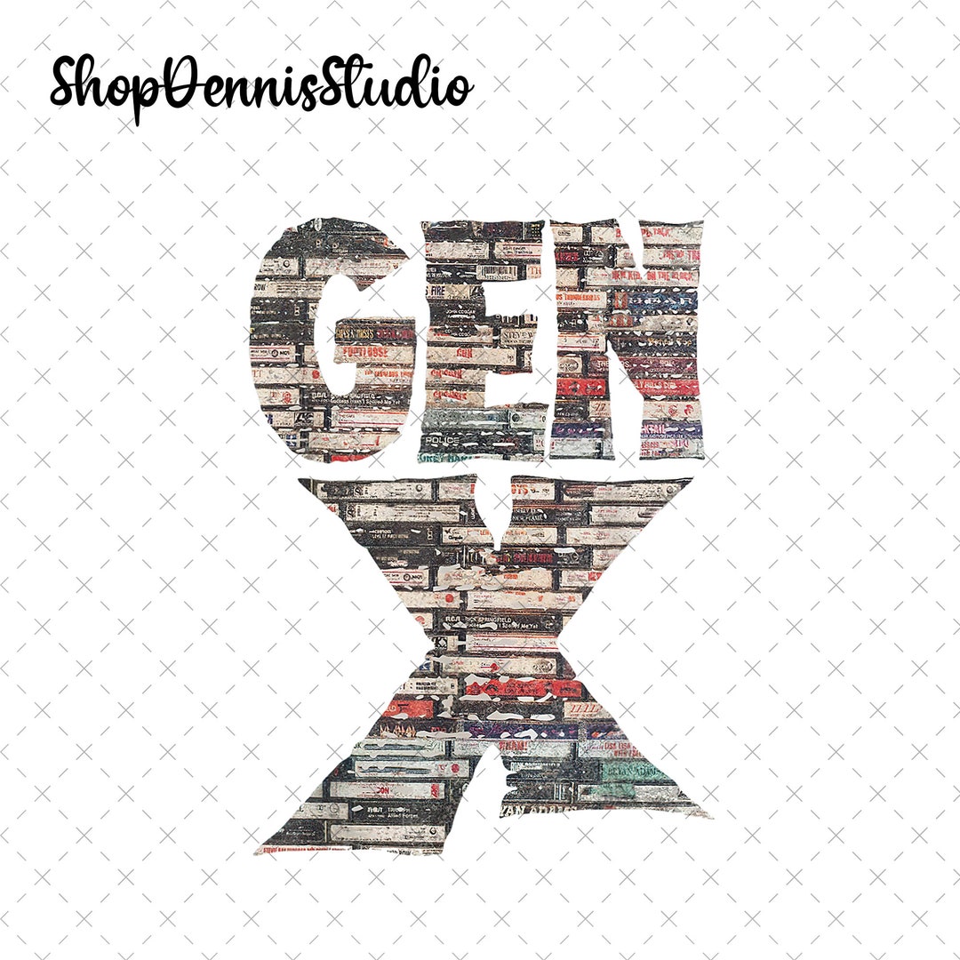 Gen X 80s Rock Cassettes Png, Gen X Cassettes Png, Retro Gen X Png, 80 ...
