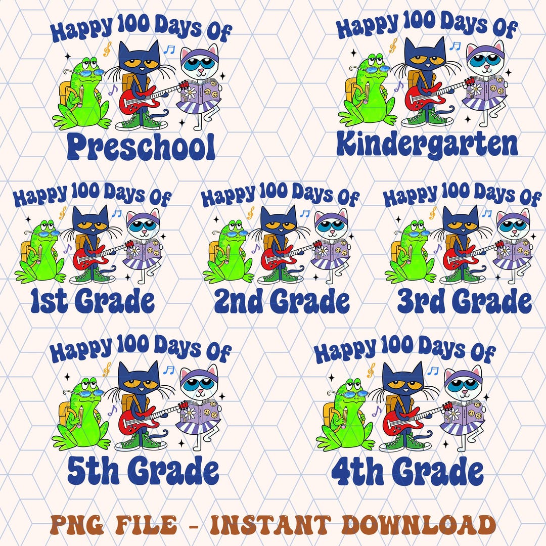 9++ Pete the Cat Bundle, Groovy Cat Lover Bundle, the Cool Cat Bundle ...
