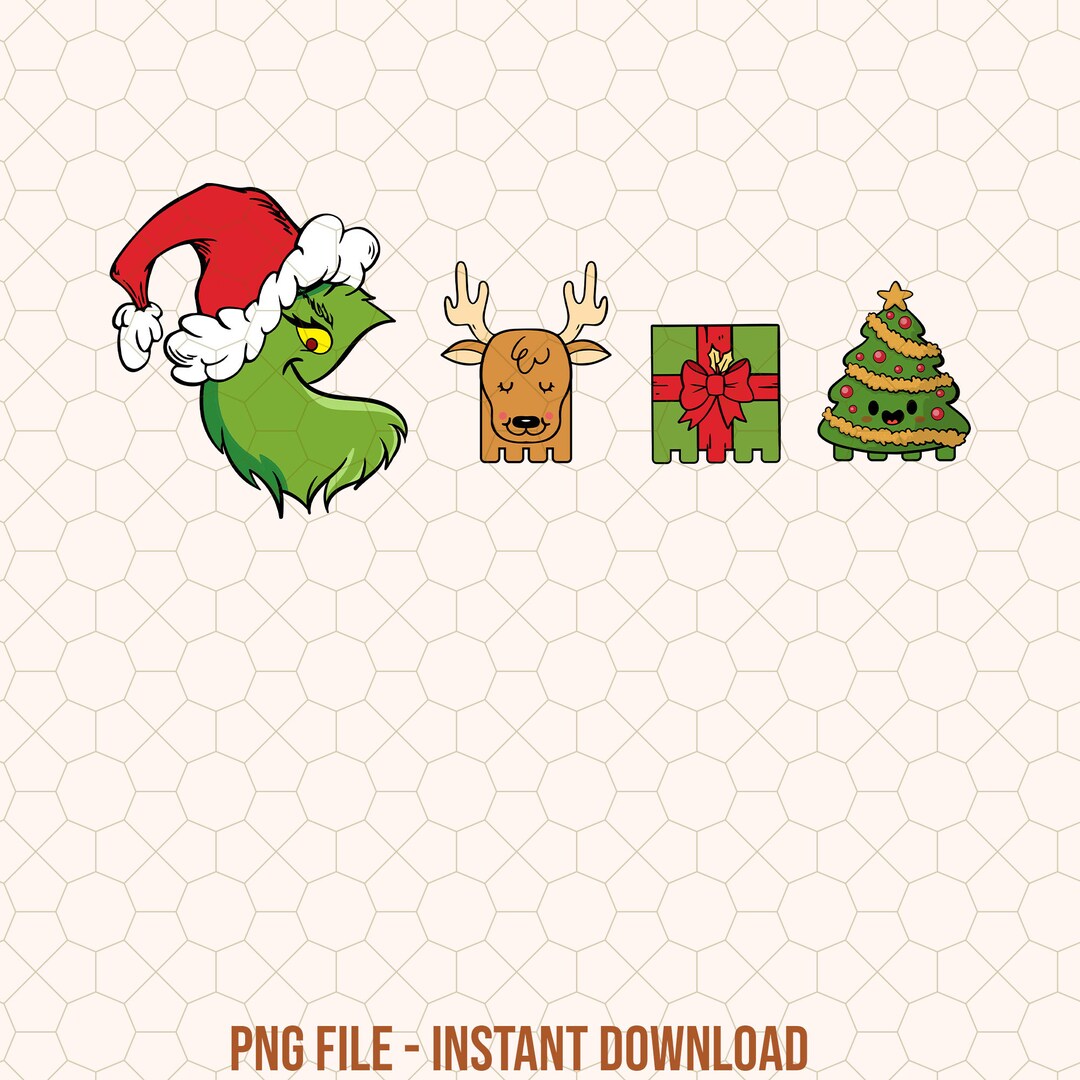 Pacman Grinh Christmas Png, Merry Grinhmas Png, Funny Christmas Png ...