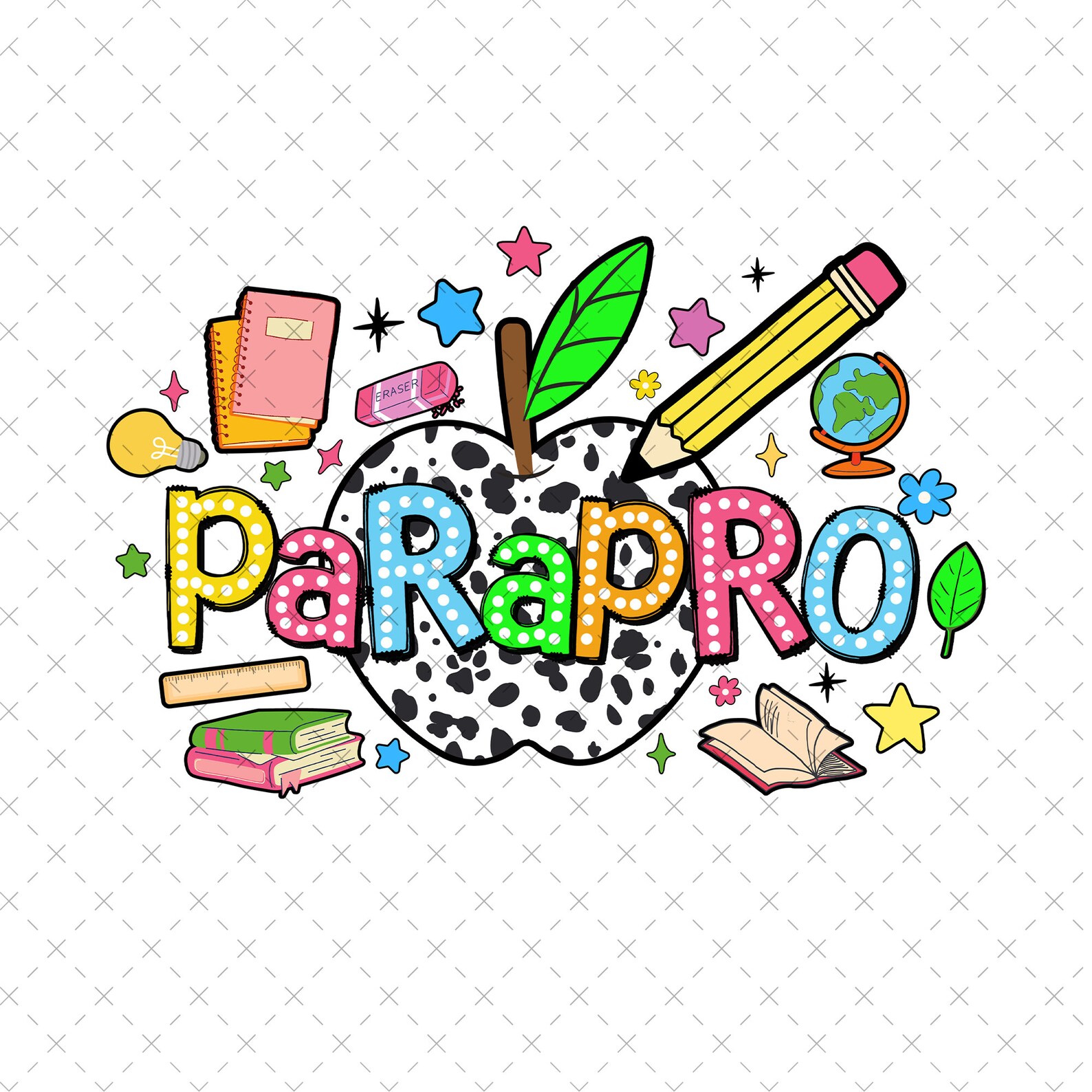 Back to School Parapro Png, Parapro Bright Doodle Dots Png, Back to ...