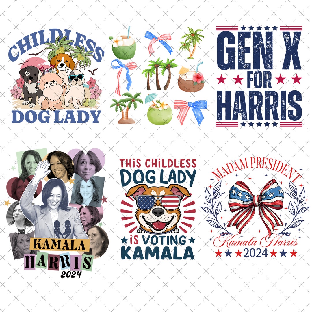 Kamala Harris Madam President 2024 Bundle Png, Kamala Harris President ...