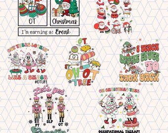Occupational Therapy Christmas Bundle, Occupational Therapist Christmas ...