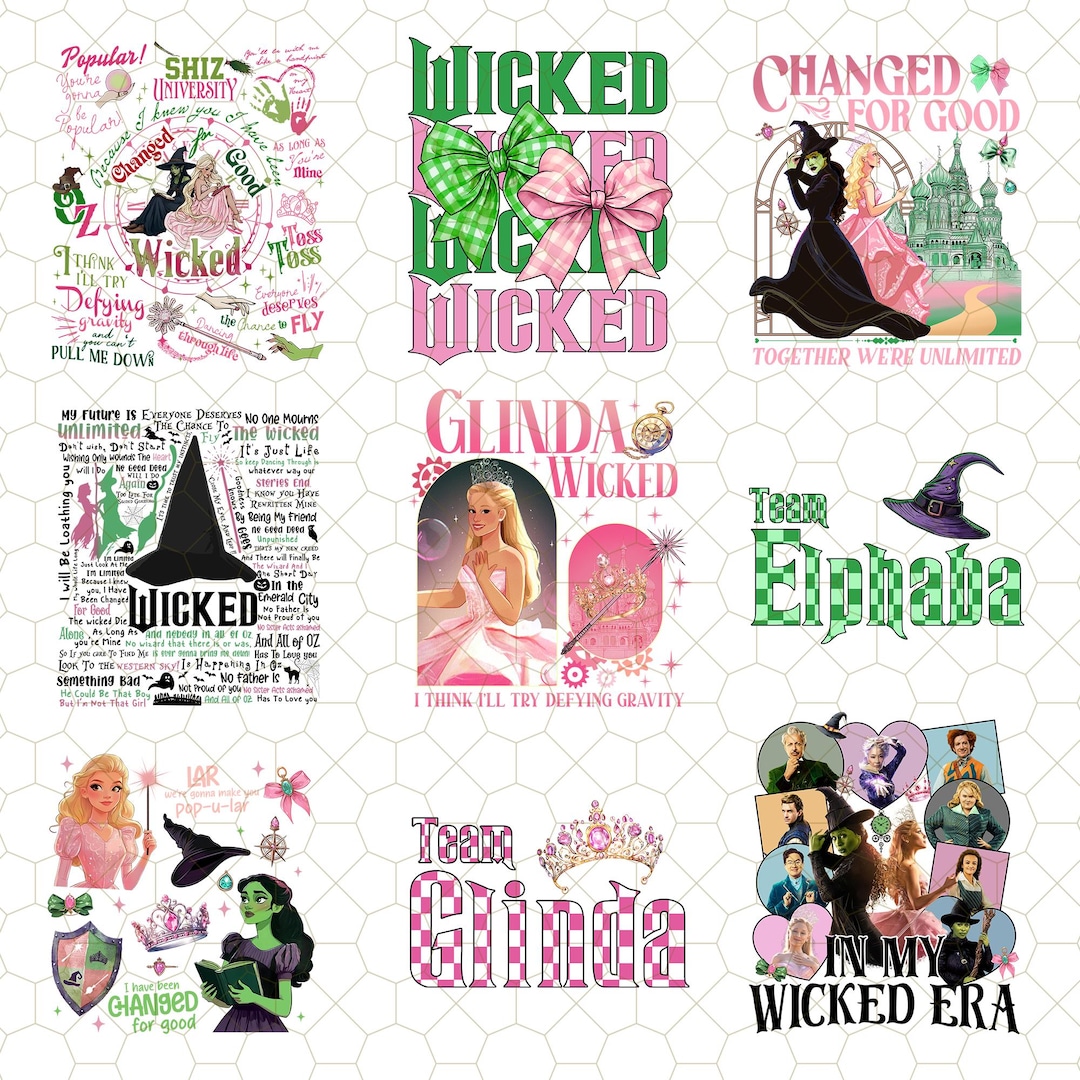 Wicked Changed for Good Bundle, Defy Gravity Bundle, Broomstick Magic ...