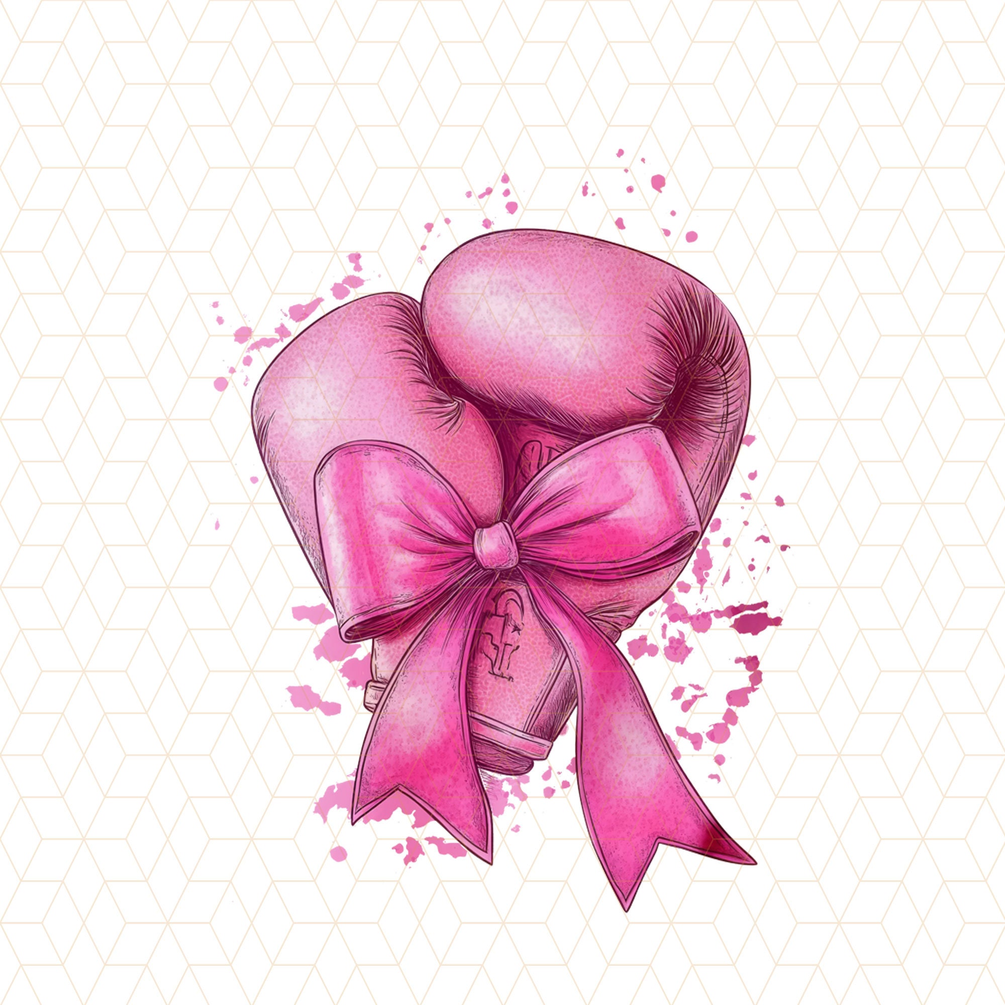 Breast Cancer With Boxing Gloves Png, Glitter Gloves Png, Breast Cancer ...