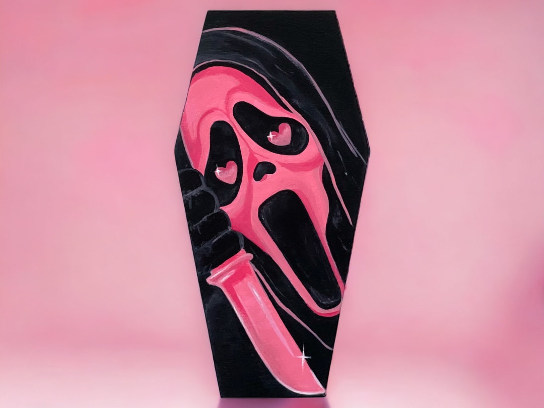 Pink Ghostface, Scream Fan Art - Etsy