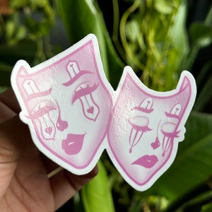 Pink Valentine Payasitas Smile Now Cry Later Masks - Etsy