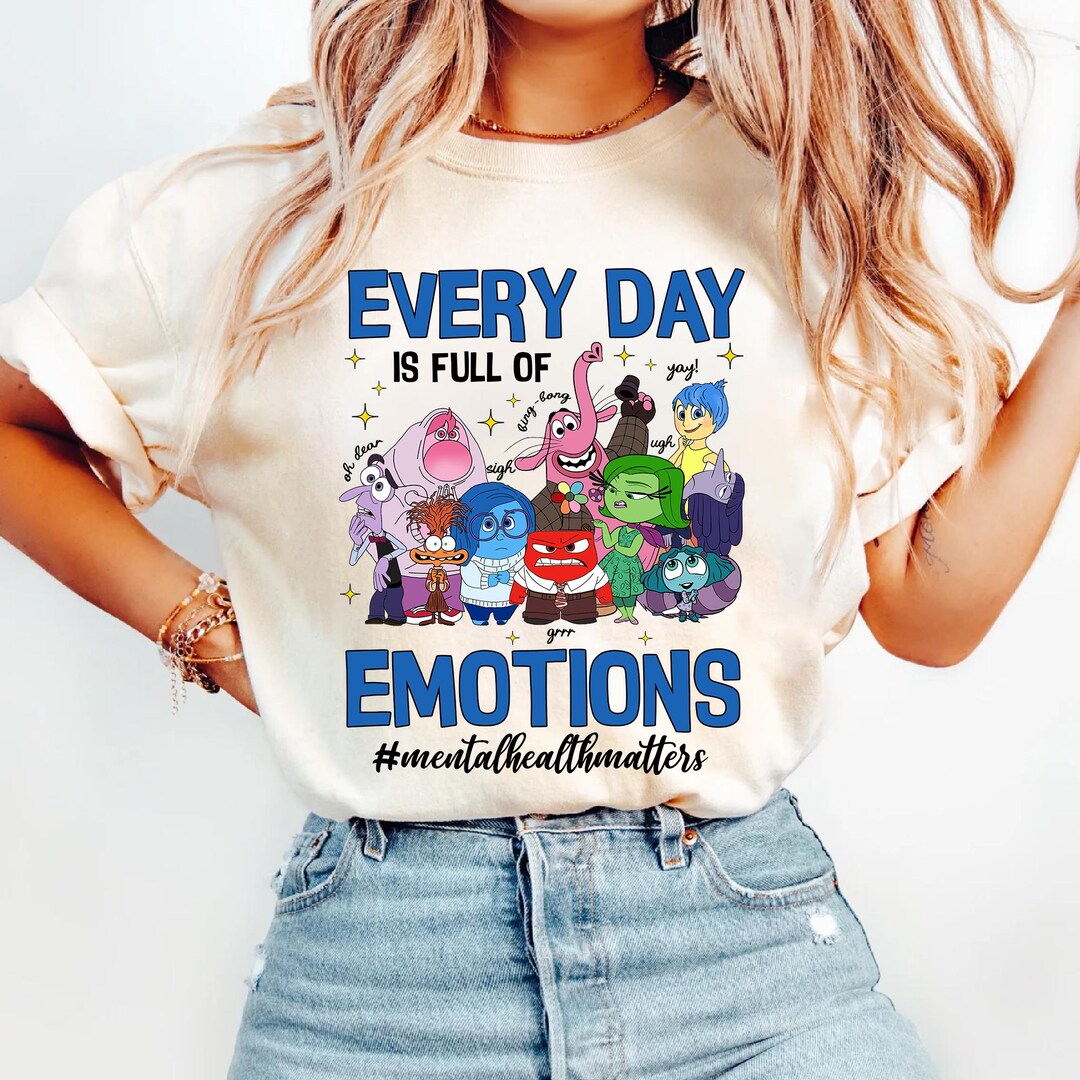 Every Day is Full of Emotions Mental Health Matter Shirt, Teacher Gift ...