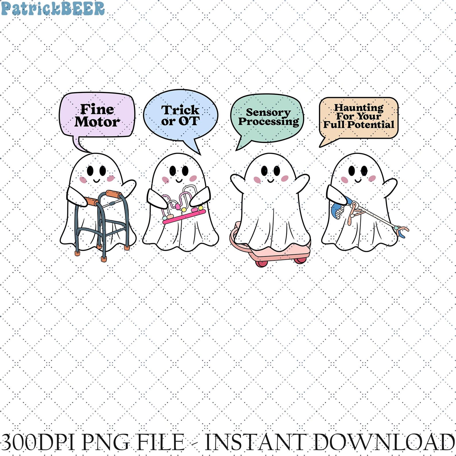 Occupational Therapy Spooky Png, Therapy Halloween Png, Occupational ...