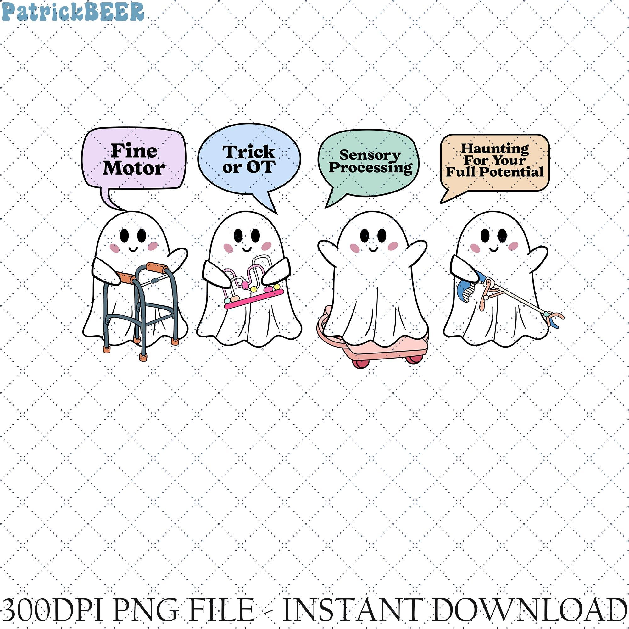 Occupational Therapy Spooky Png, Therapy Halloween Png, Occupational ...