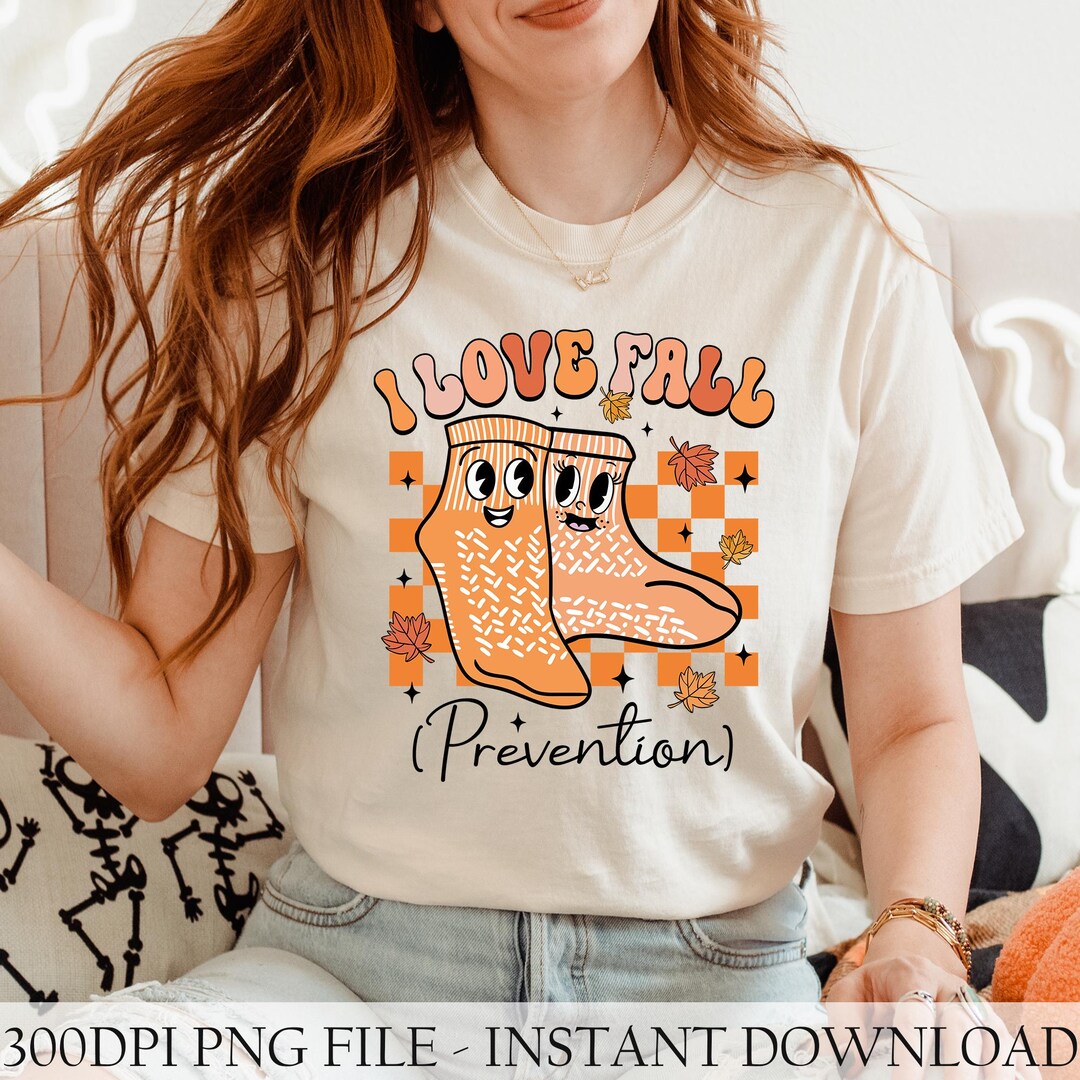 I Love Fall Prevention Nurse Fall Png, Nurse Png, Thanksgiving Nurse ...