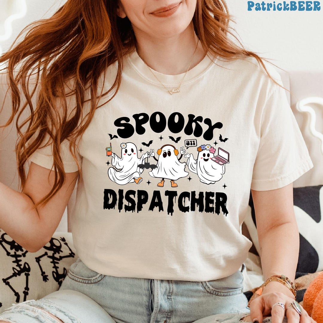 Spooky Dispatcher Halloween 911 Png, Dispatcher Halloween Png ...