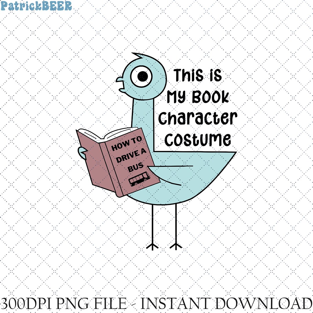 This is My Book Character Costume Png, I Still Read Children Book Png ...