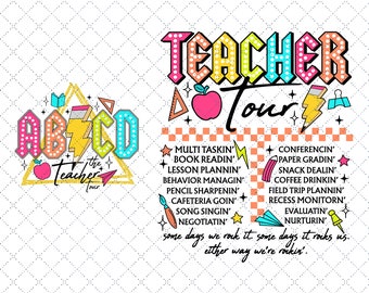 Retro Groovy Back to School Png, First Day of School Png, Retro Teacher ...