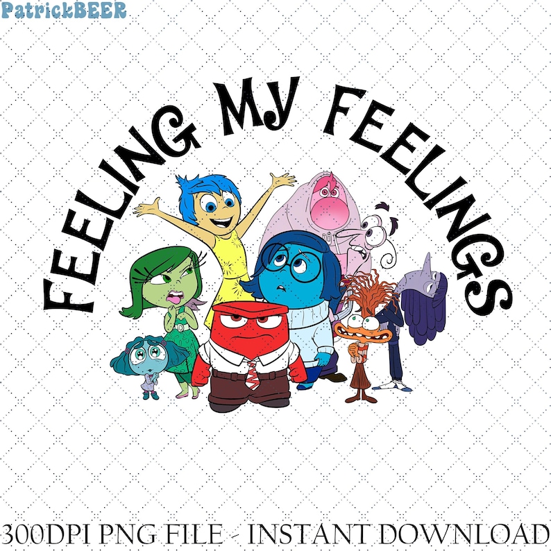 Feeling My Feelings Png, Cartoon Emotions Png, Its Okay to Feel All the ...